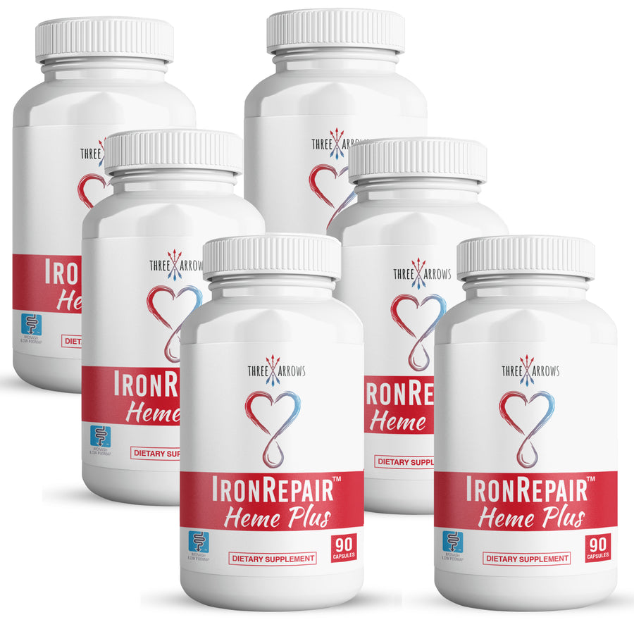Iron Repair Heme Plus 6 Pack – Three Arrows Nutra